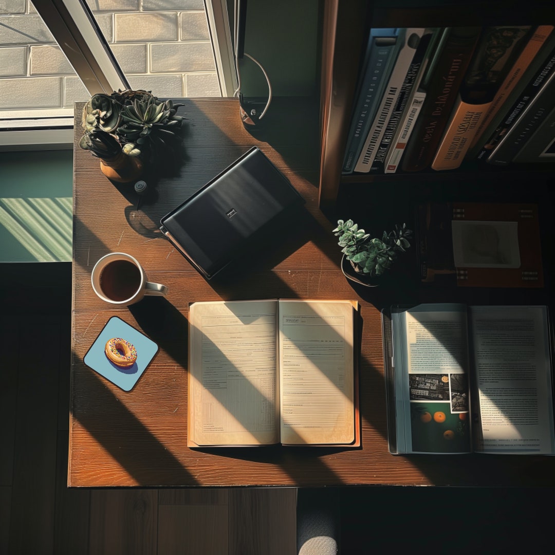 Blue Bagel Coaster, 1 2 4 8 Pack, Pixel Art, Pixel, Bagel Coasters ...