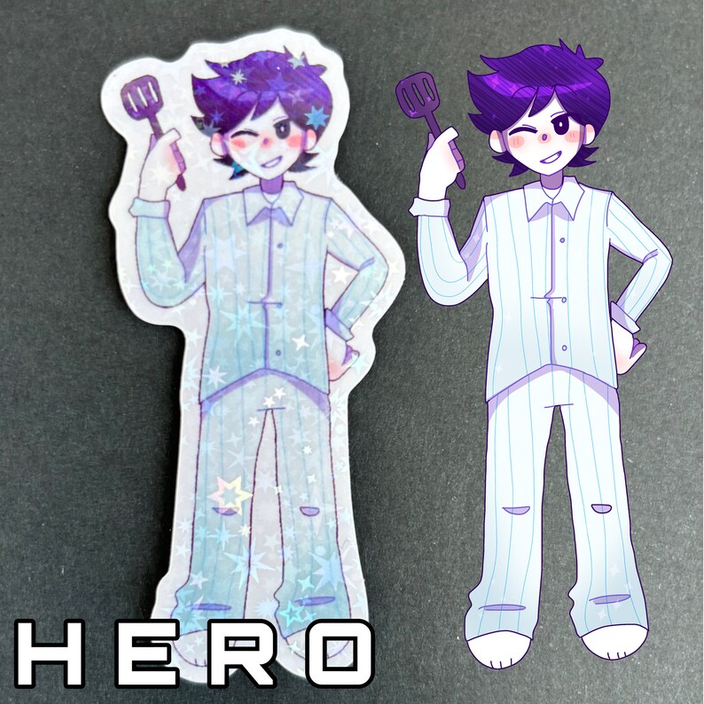 OMORI Stickers | Omori, Kel, Hero, Mari, Aubrey, Basil - Etsy