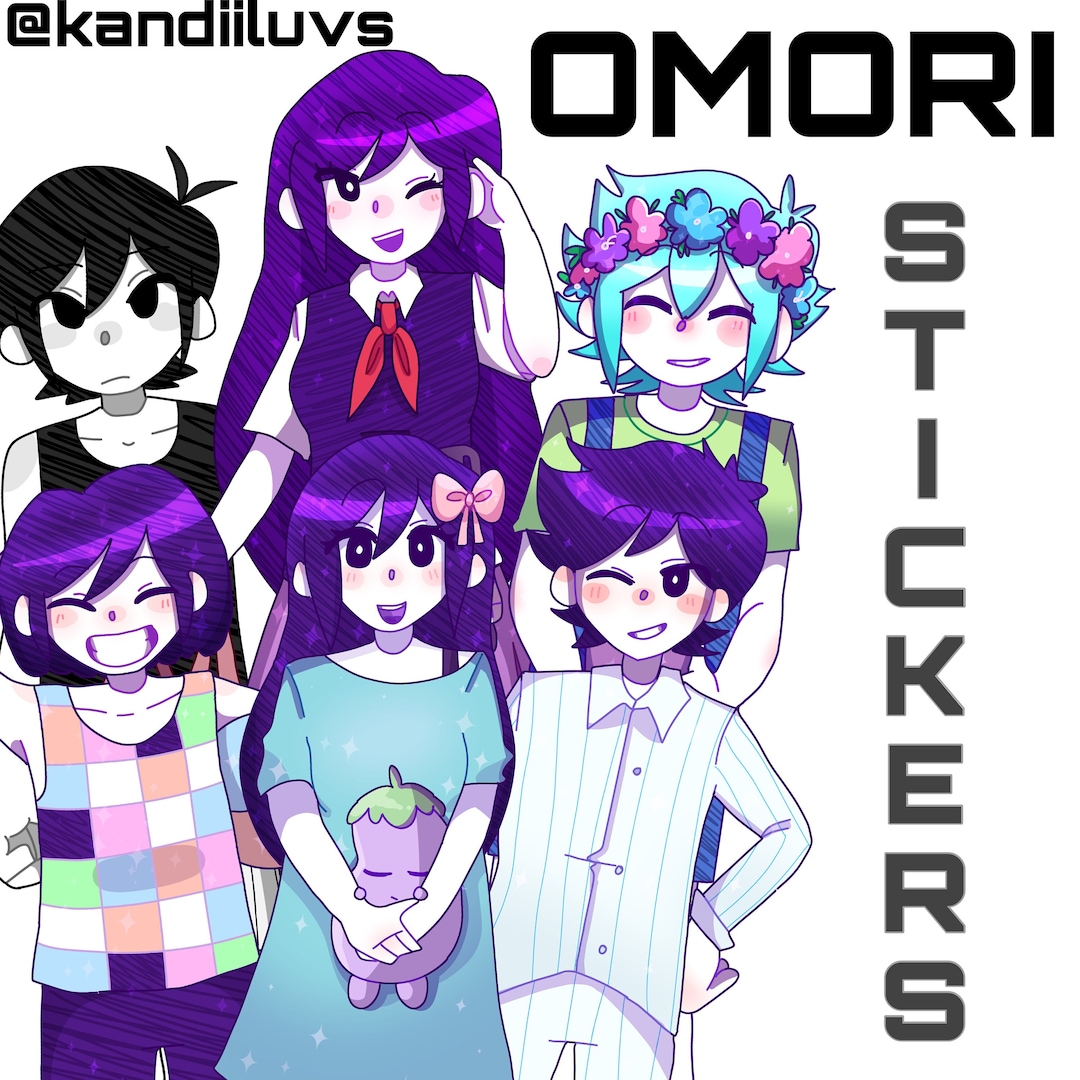 OMORI Stickers | Omori, Kel, Hero, Mari, Aubrey, Basil - Etsy