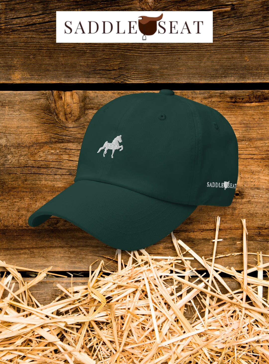 Baseball Cap With American Saddlebred Embroidered Horse - Etsy