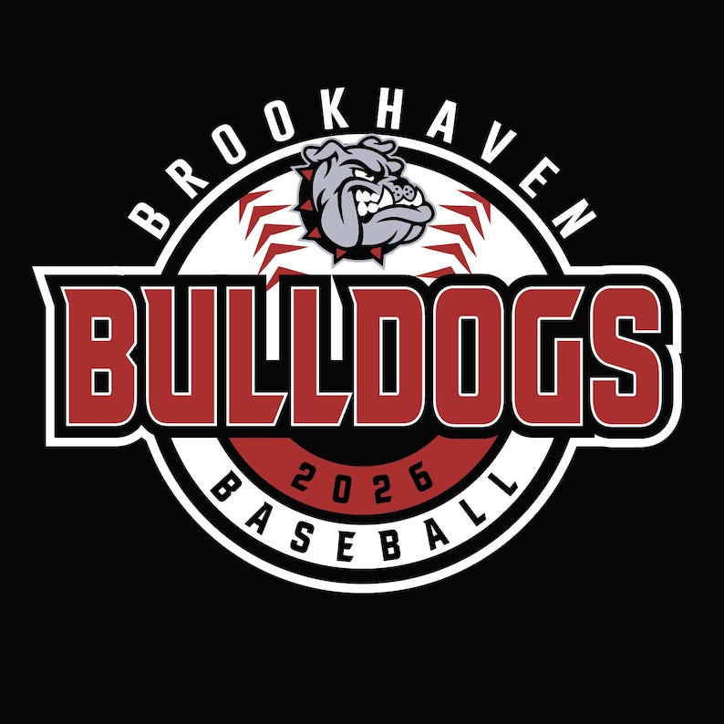 Bulldogs Baseball Mascot: Editable Team Design (PDF, SVG) - Etsy
