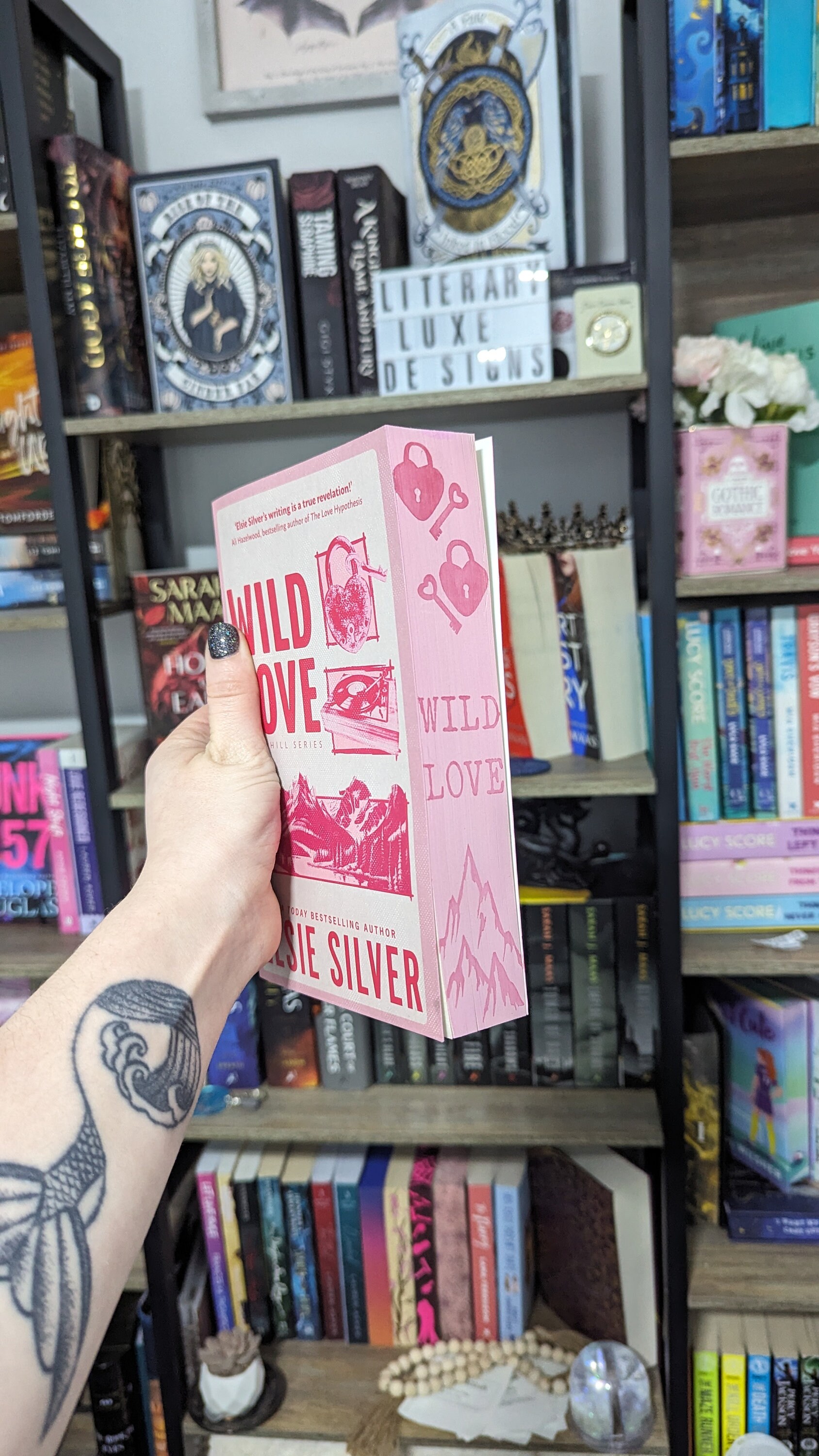 Wild Love and Wild Eyes Hand Painted Stencilled Edge Collectors Edition ...