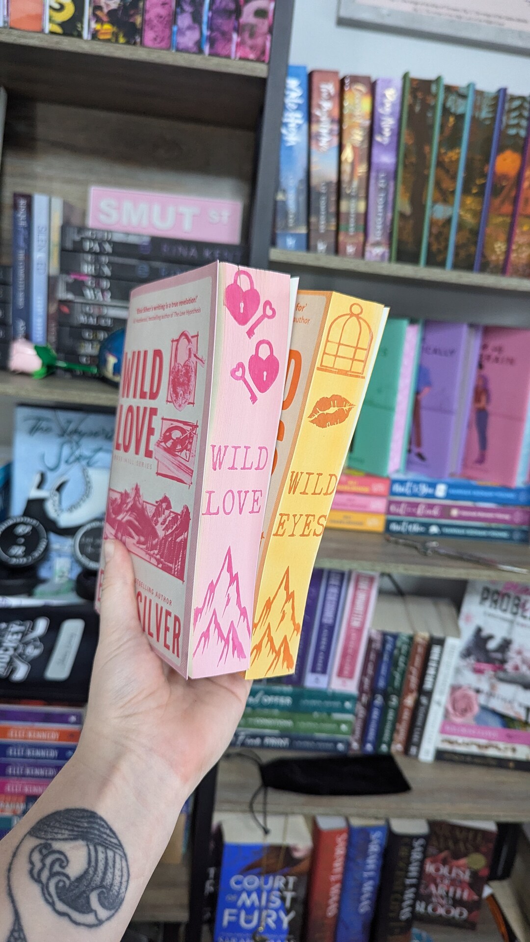 Wild Love and Wild Eyes Hand Painted Stencilled Edge Collectors Edition ...