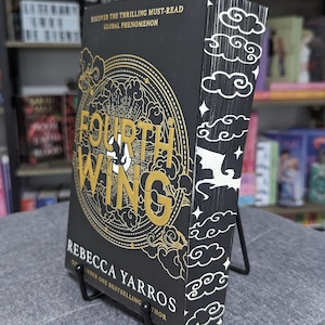 Fourth Wing Paperback Sprayed Edge Book Collectors Edition Hand Painted ...