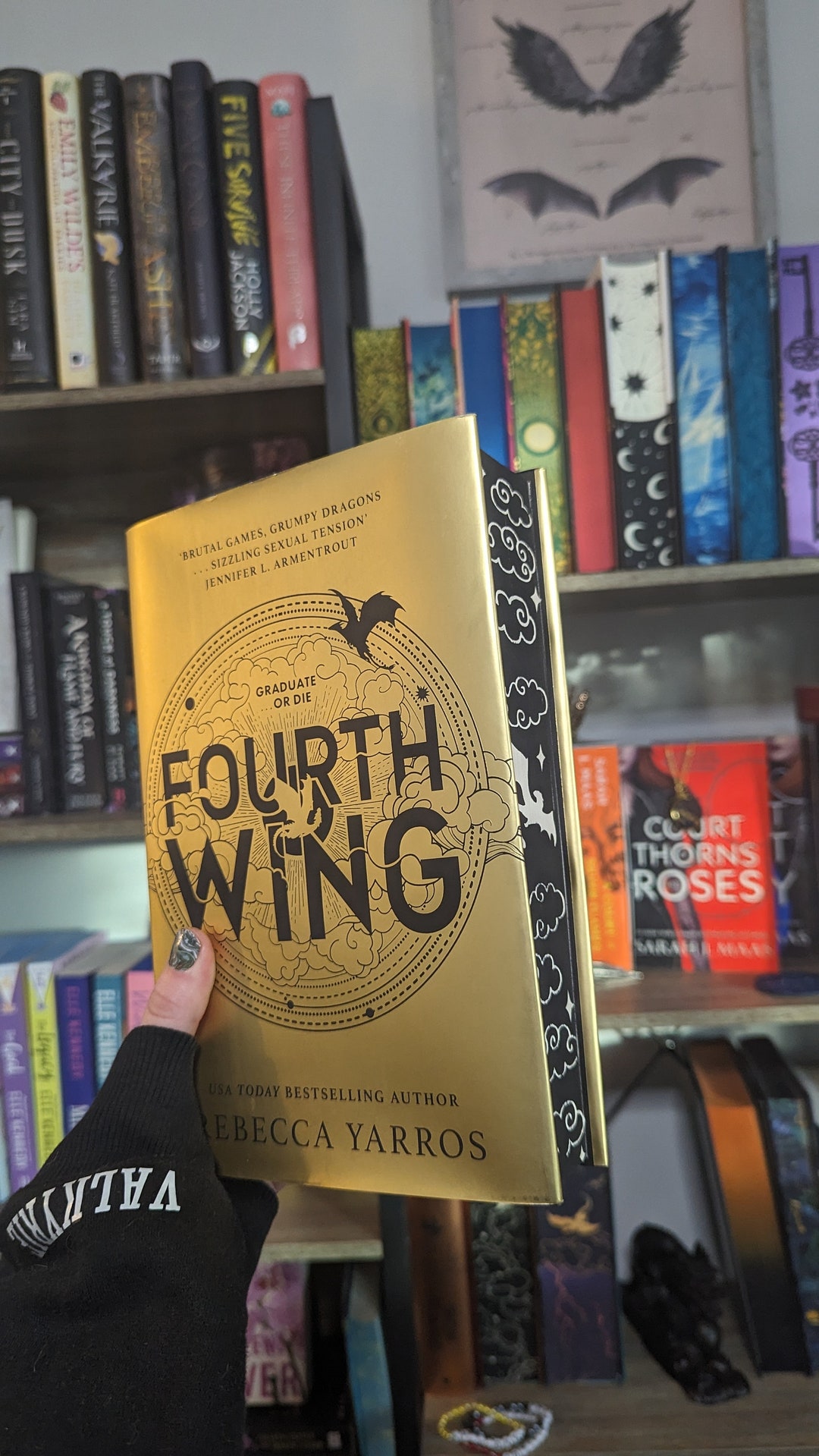 Fourth Wing and Iron Flame Sprayed Edge Book Collectors Edition Hand ...