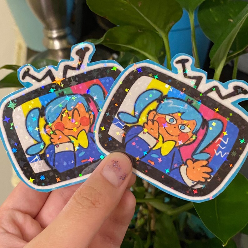 HATSUNE MIKU Static Flavor Foley Stickers - Holographic Decal - Etsy