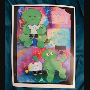 Two and Gaty Physical Art Prints -- TPOT / BFB / BFDI / Xfohv , Object ...