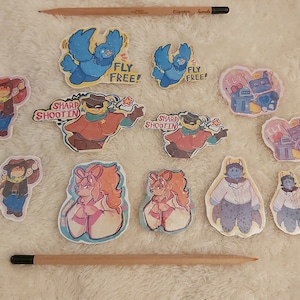 UNDERTALE YELLOW Holographic 9 Piece Vinyl Sticker Pack, Water ...