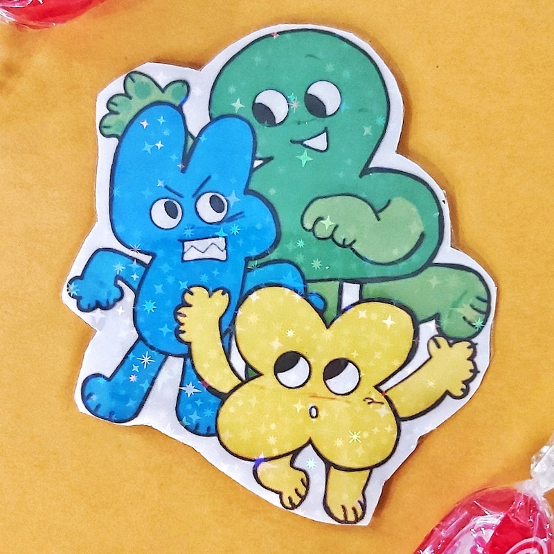 Four Bfdi Sticker - Etsy
