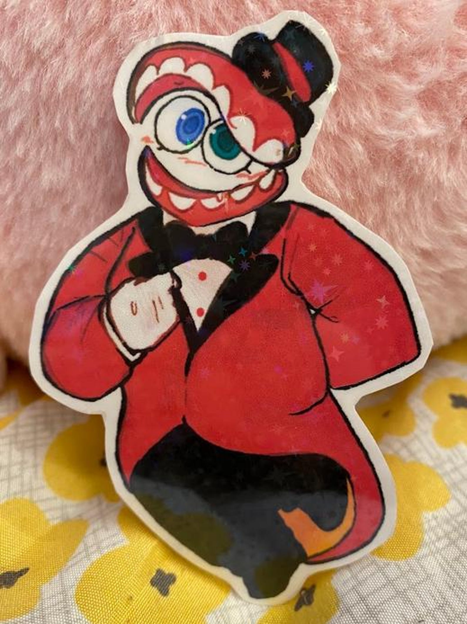 CAINE TADC Acrylic Keychain and Holographic Sticker, the Amazing ...