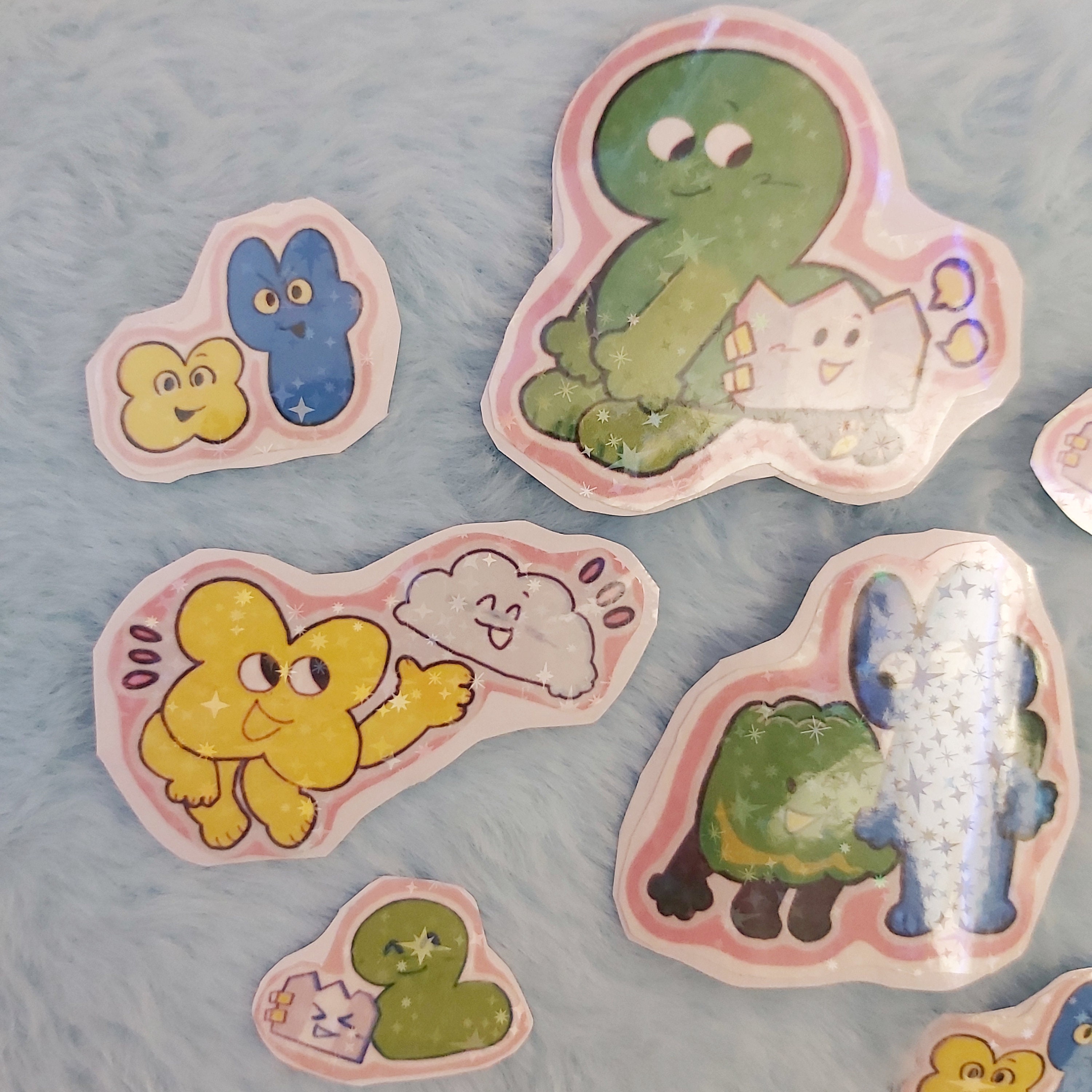 Hosts and Contestants Holographic Sticker Pack , Two Four X Gaty ...