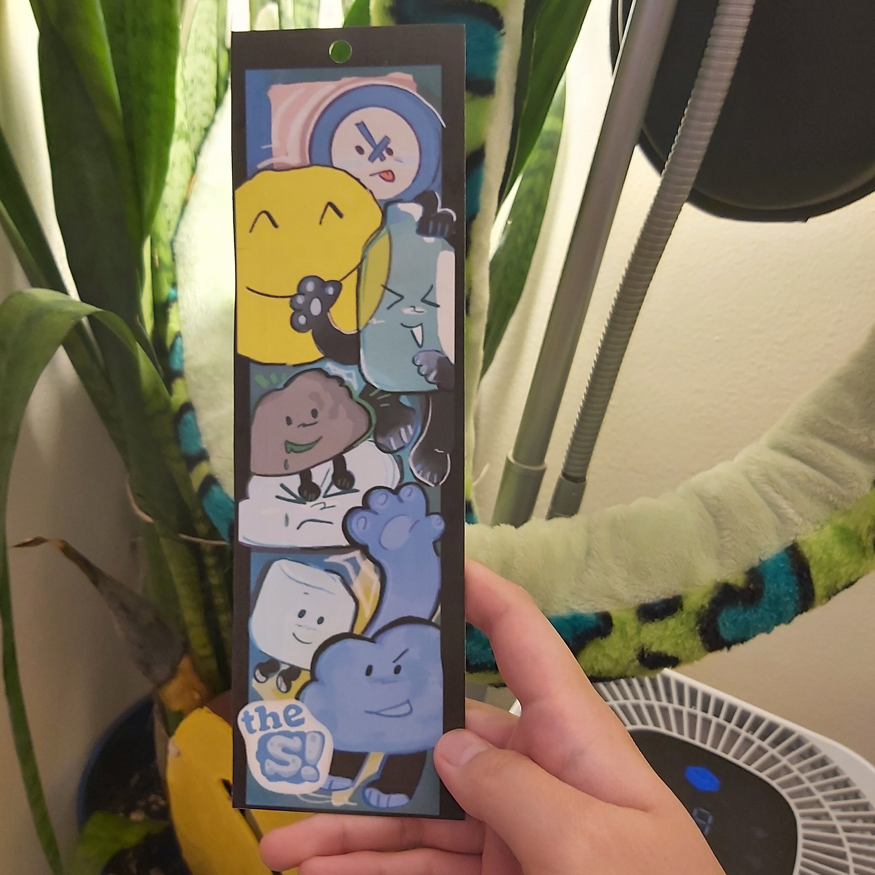 The S Bookmark TPOT , BFB , BFDI , Object Show - Etsy