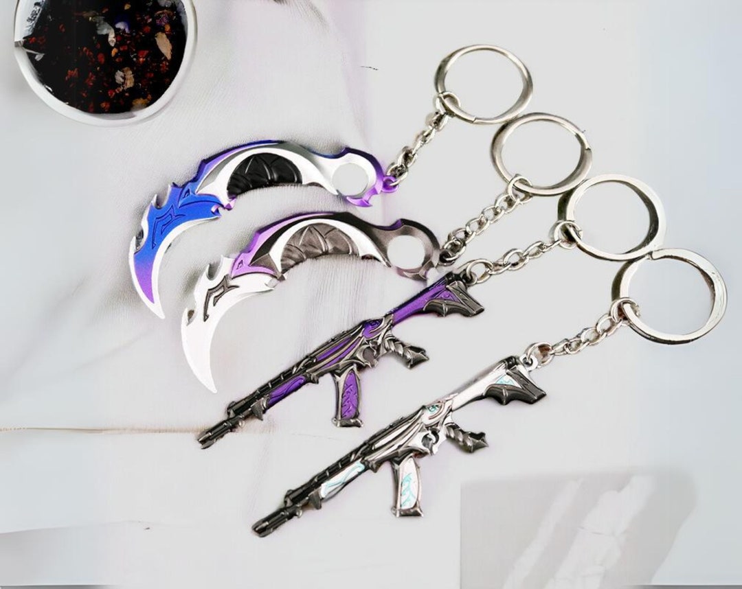 Valorant Reaver Keychain, Reaver Skin Keychain,valorant, Valorant Gun ...