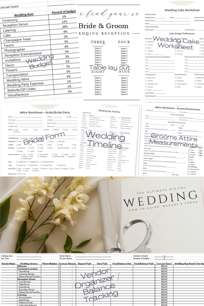 Ultimate Wedding Digital Planner - Etsy