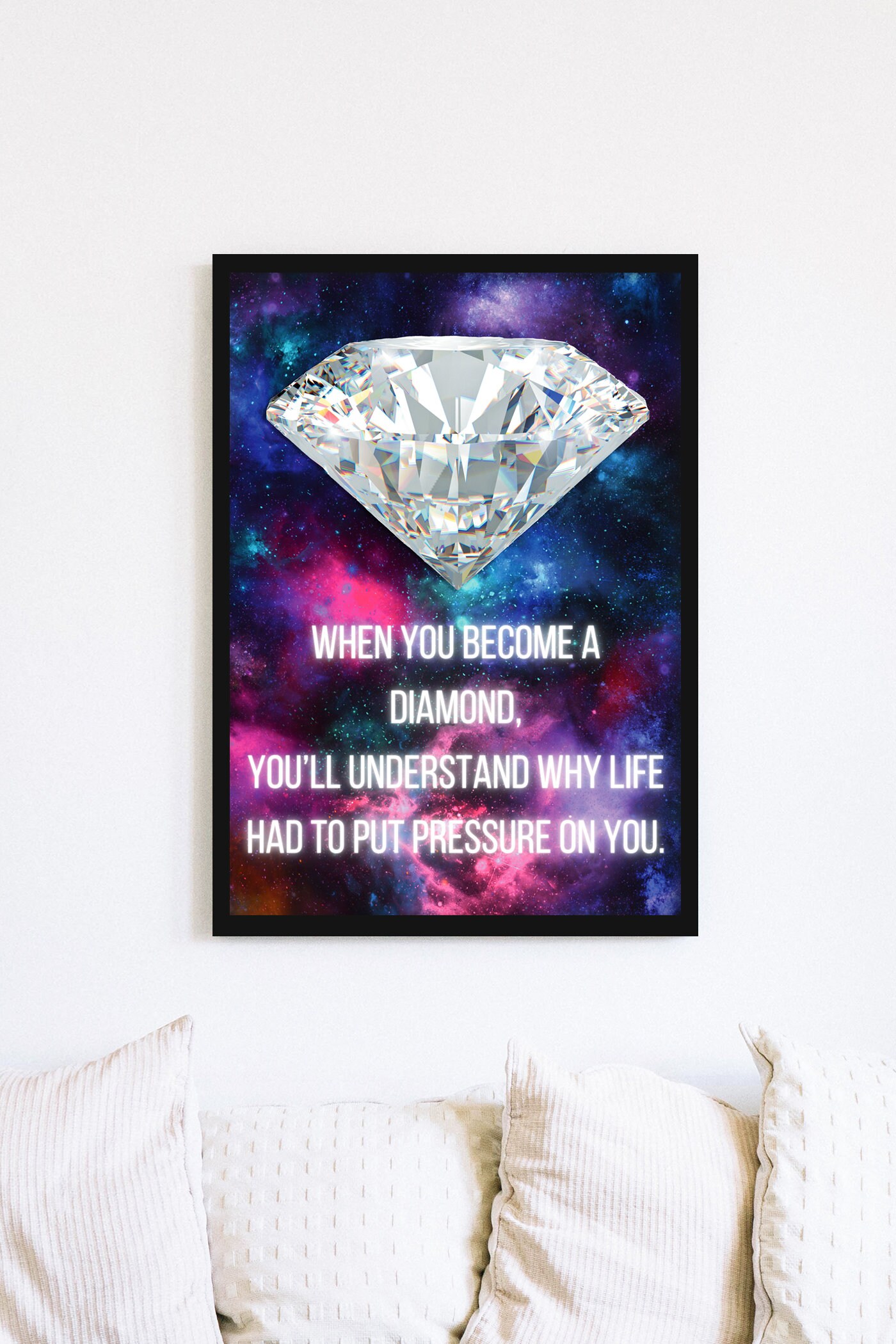 When You Become a Diamond - Poster Design - Etsy