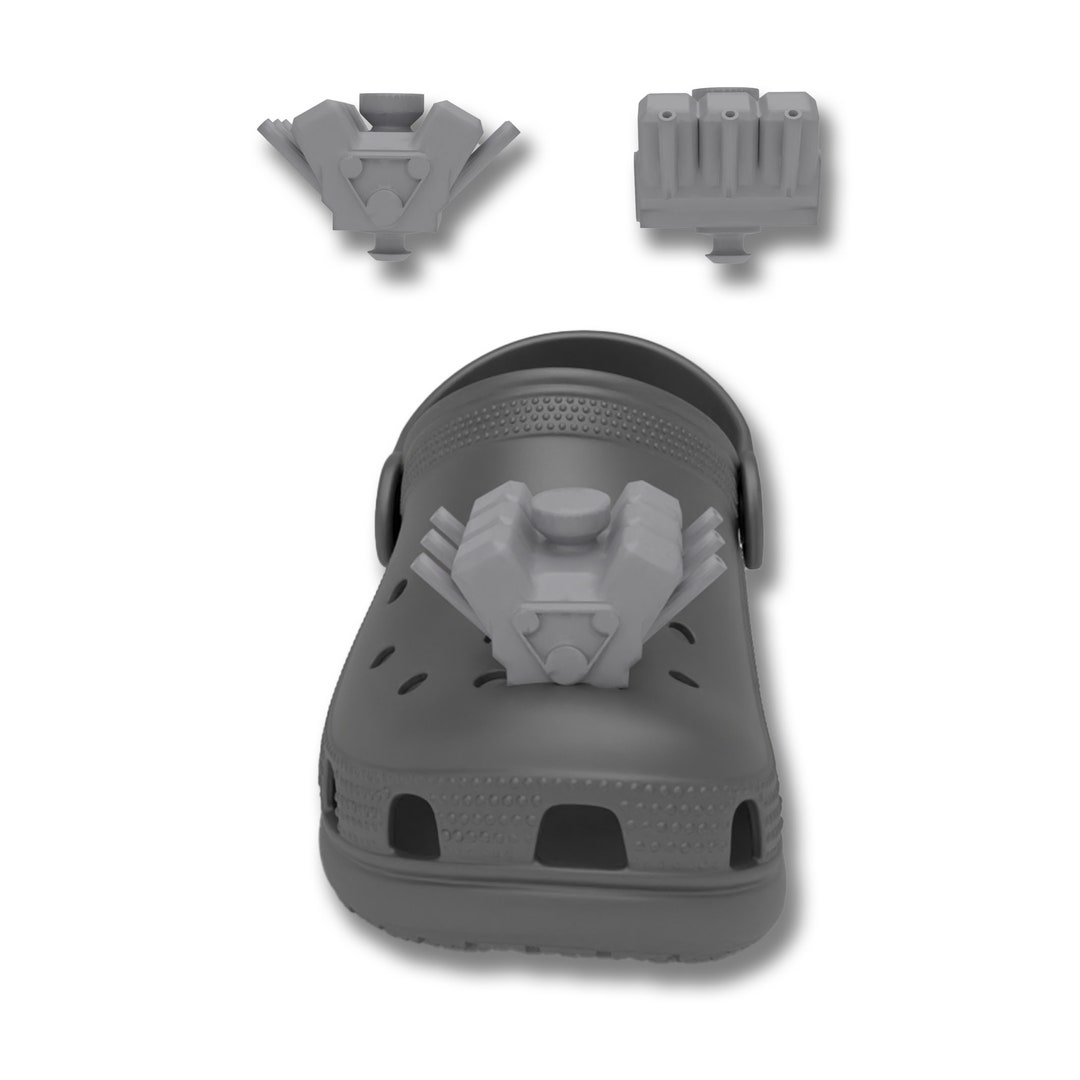 Croc-o-motive Engine Engine Attachment for Crocs - Etsy