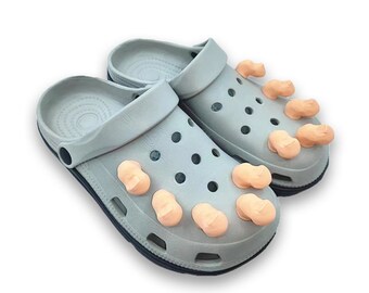 Toe Croc Charm Set Funny Croc Charms Fashion Croc Charms Shoe Charm ...