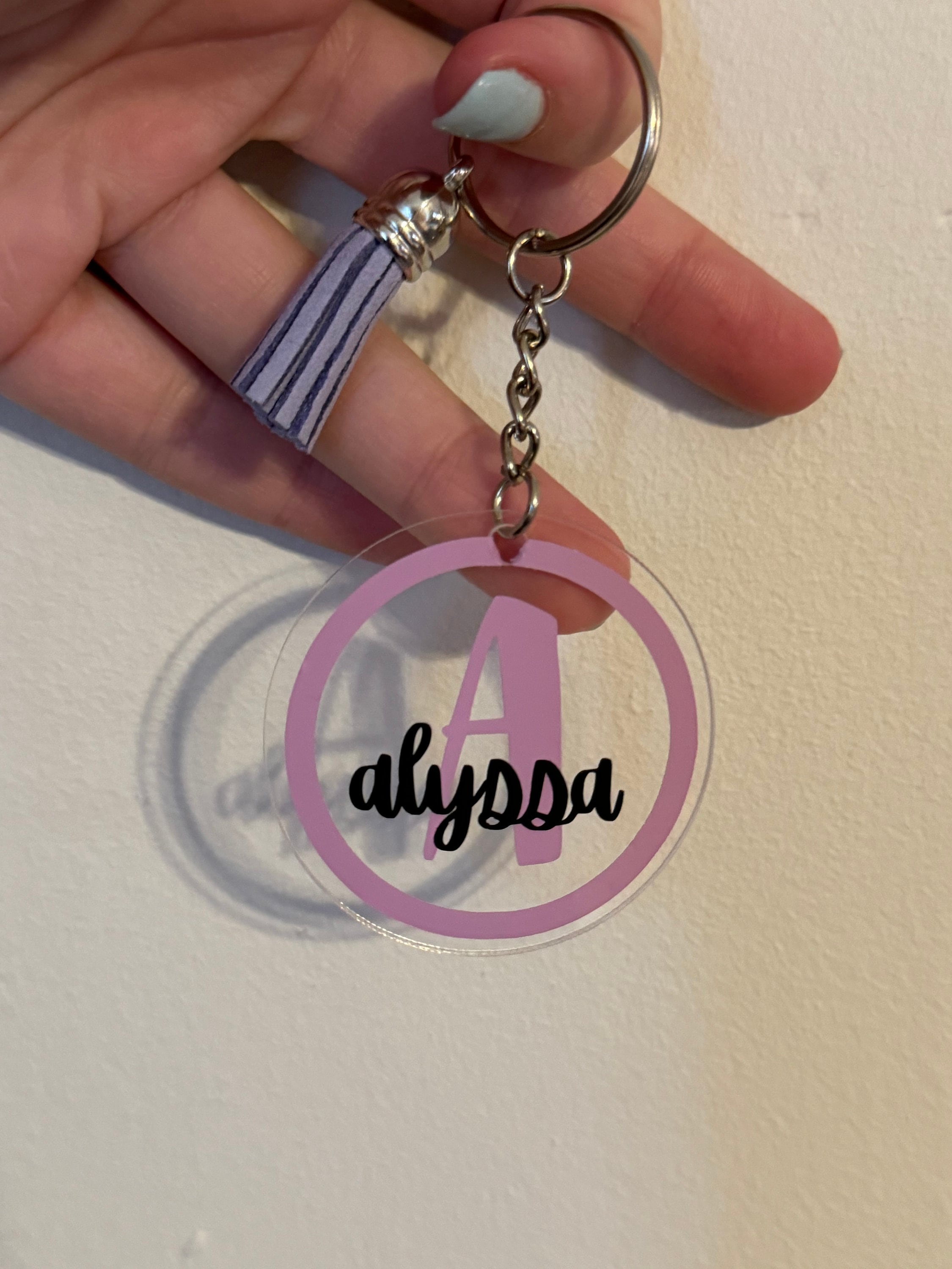 Personalized Name Keychain - Etsy