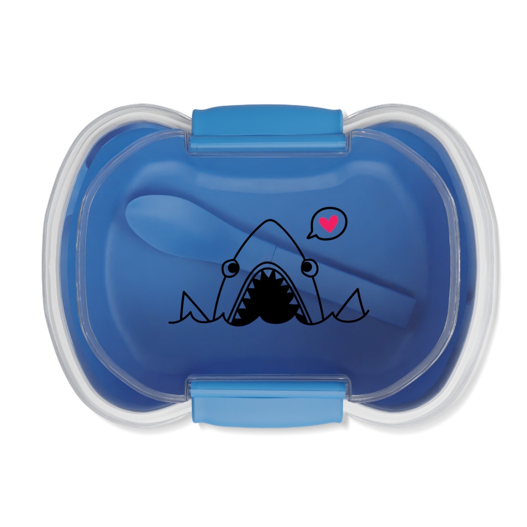 Two-tier Bento Box With Animated Shark Design - Etsy