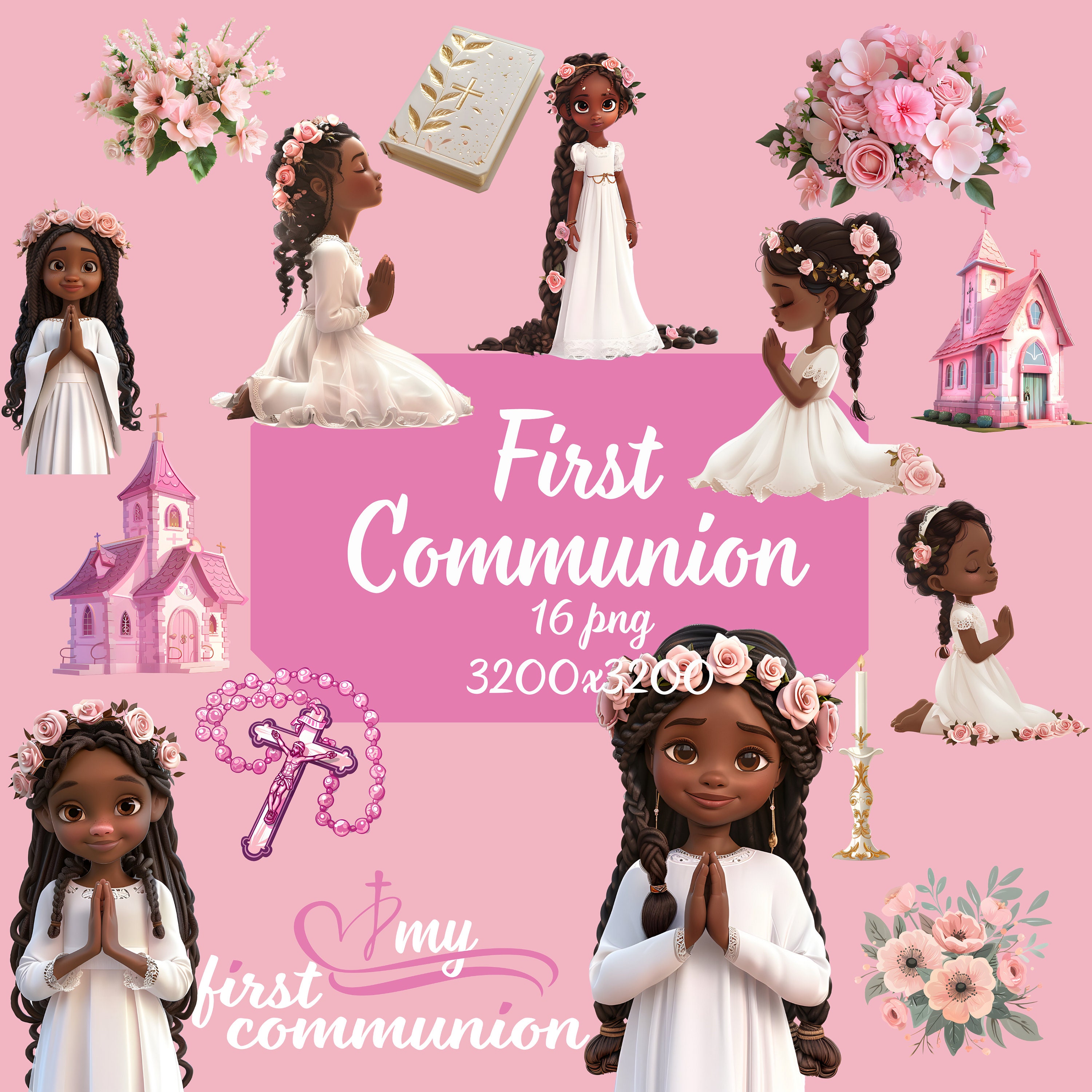 First Communion Png, First Communion Bundle 16 Image, Christian ...