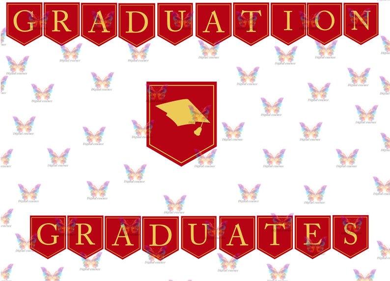 Graduation Banner PNG Clipart Bundle (digital Download) - Etsy