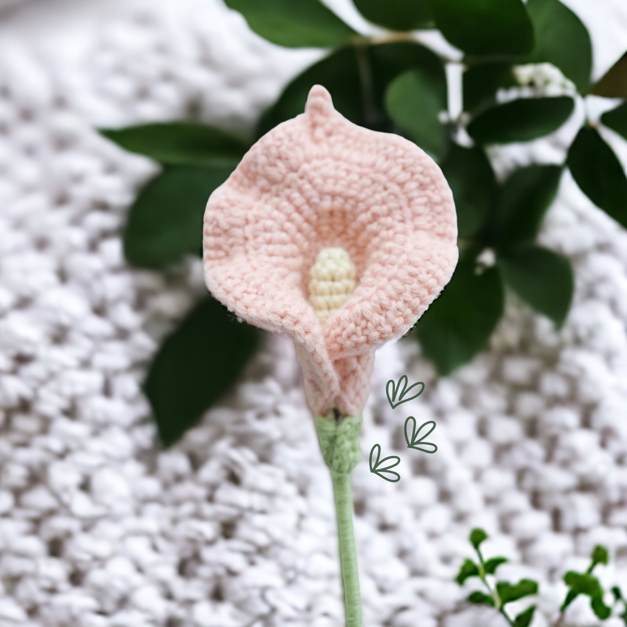 Lily Crochet Pattern, Calle Lily, Flower Crochet Pattern, Amigurumi ...