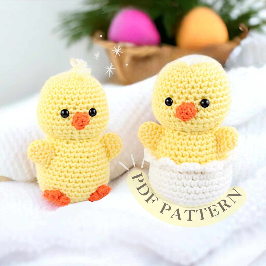 Chick Crochet Pattern, Easter Crochet Pattern, Chick Amigurumi, Easy ...