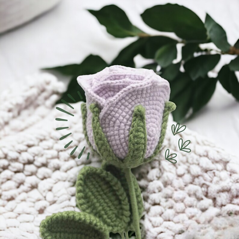 3D Rose Crochet Pattern, Amigurumi, Crochet Pattern, Rose Crochet ...