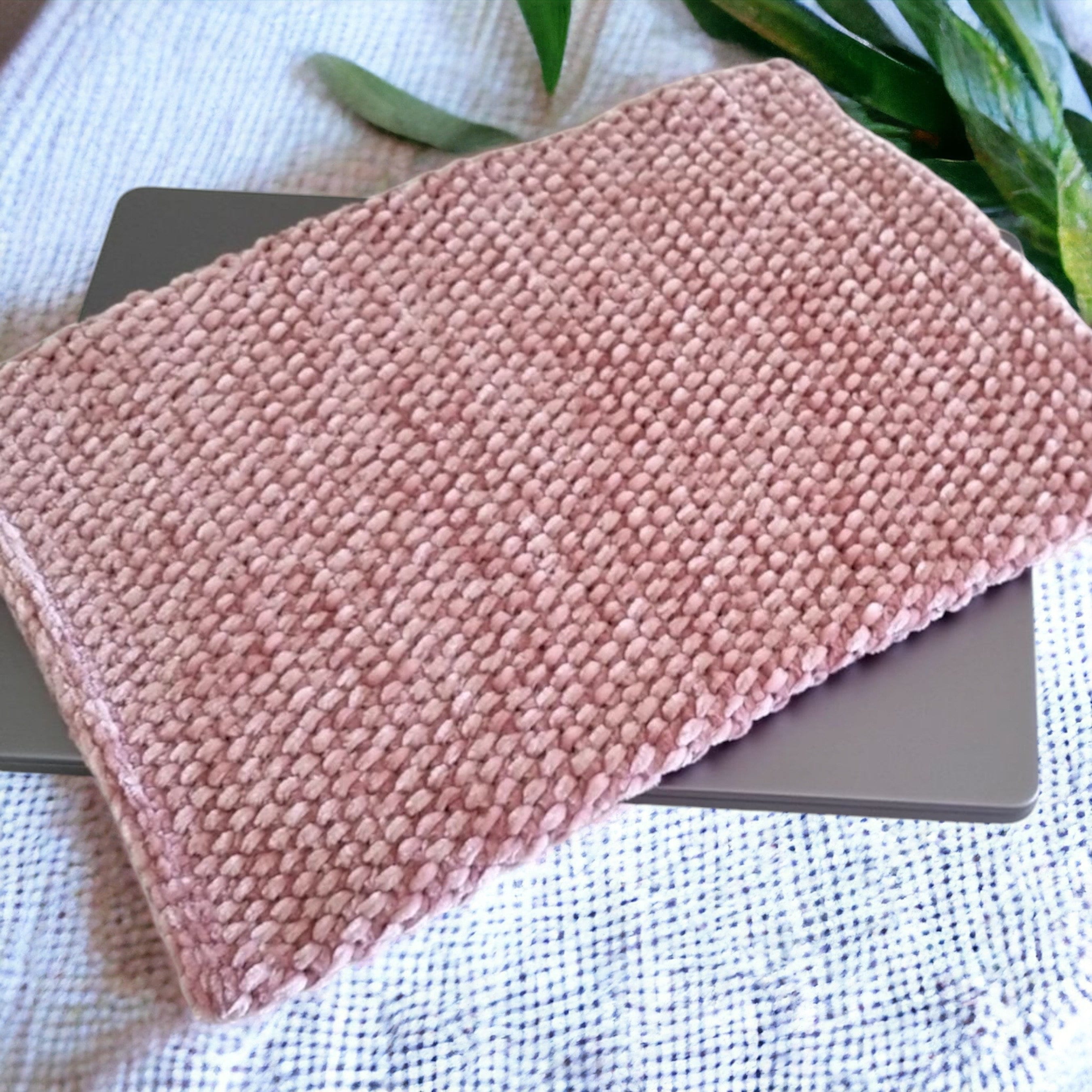 No-sew Laptop Case Crochet Pattern, Crocheted Laptop Case, No-sew ...