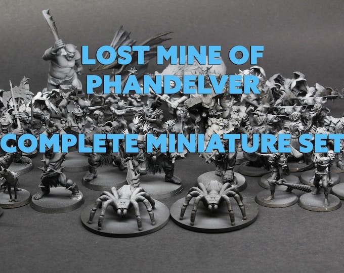 Dnd Lost Mine of Phandelver Complete Miniature Set - Dungeons & Dragons ...