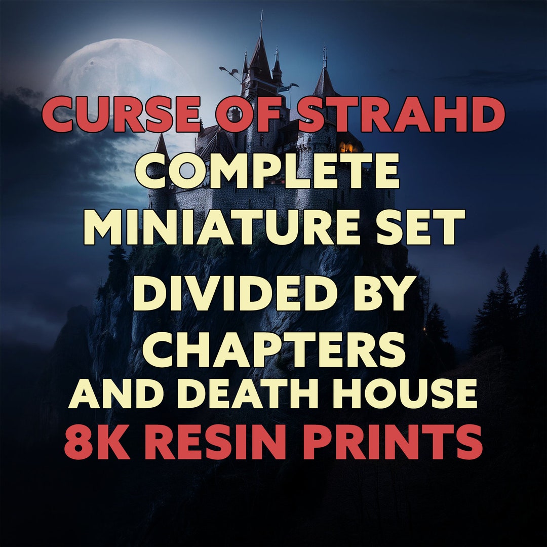 Dnd Curse of Strahd Complete Miniature Set - Divided by Chapters ...