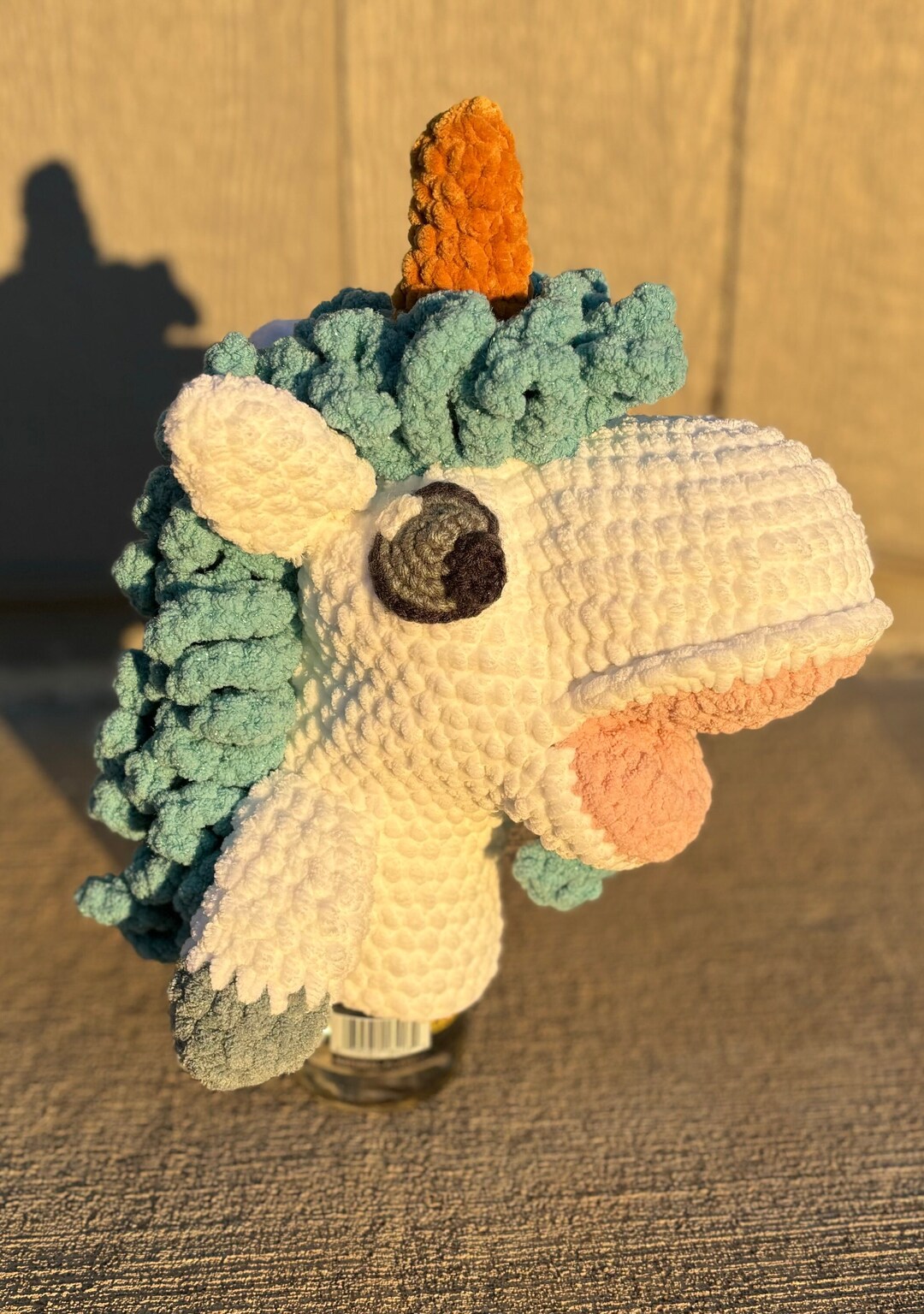 READY TO SHIP Handmade Crochet Unicorse Inspired Hand Puppet, Unicorn ...