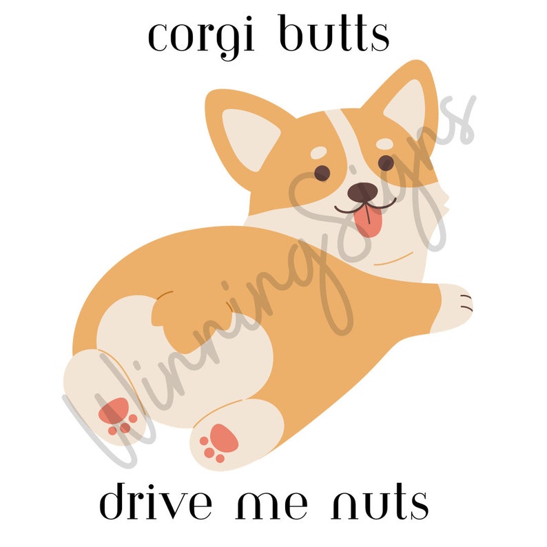 Corgi Butts SVG - Etsy