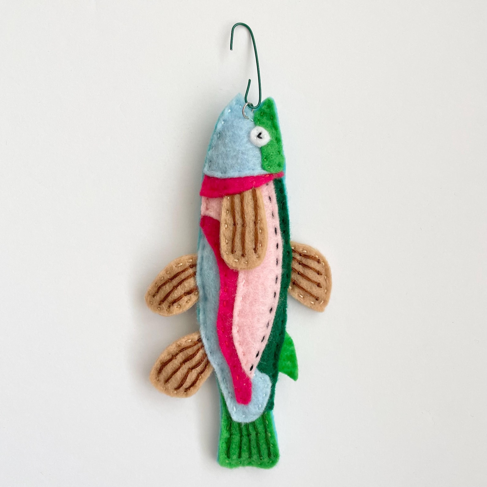 DIY Felt Rainbow Trout Ornament Sewing Pattern (PDF Download) - Etsy