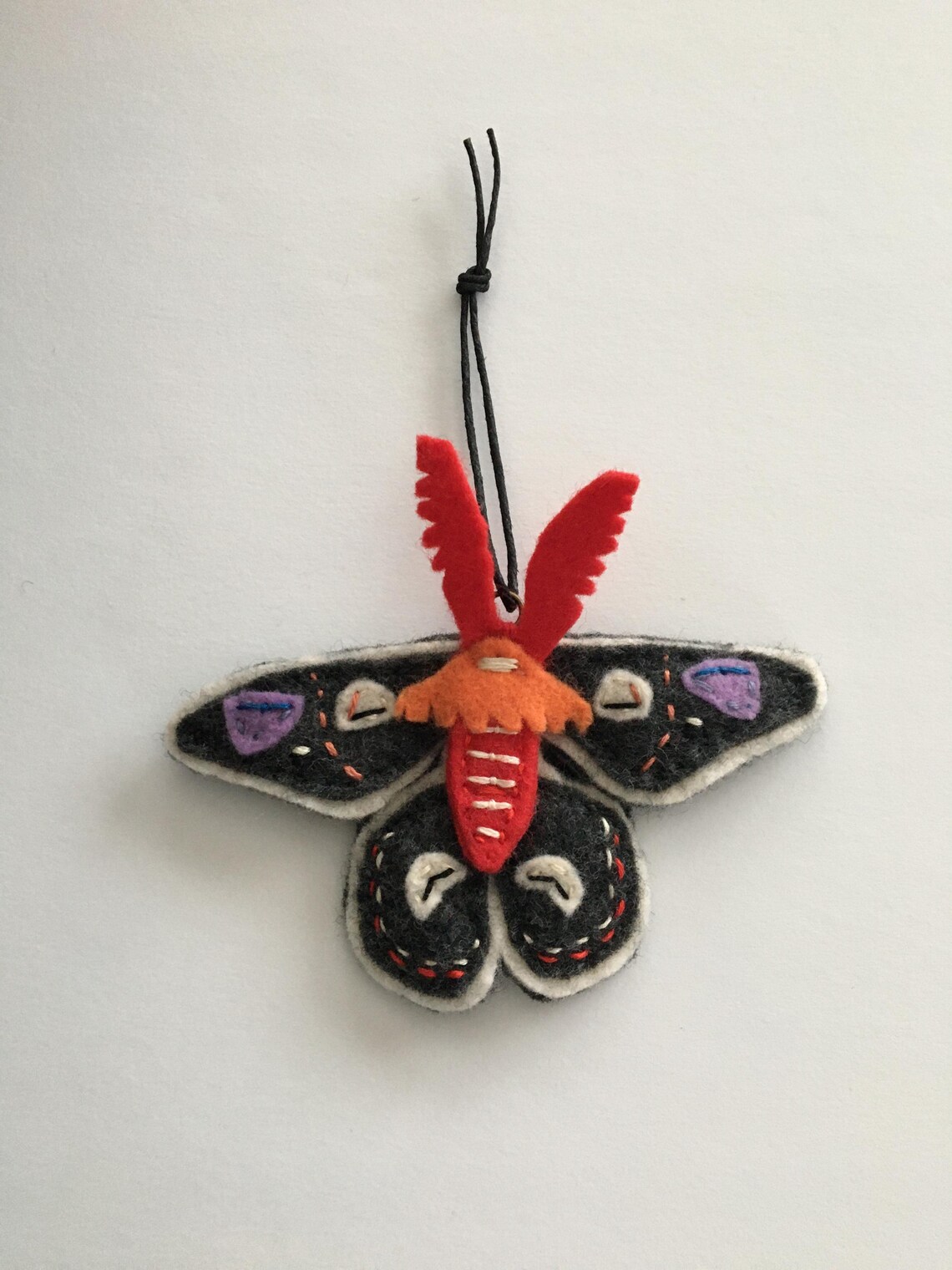 Mammoth Moth Ornament | Whimsical Nature Themed Ornament | Cecropia ...