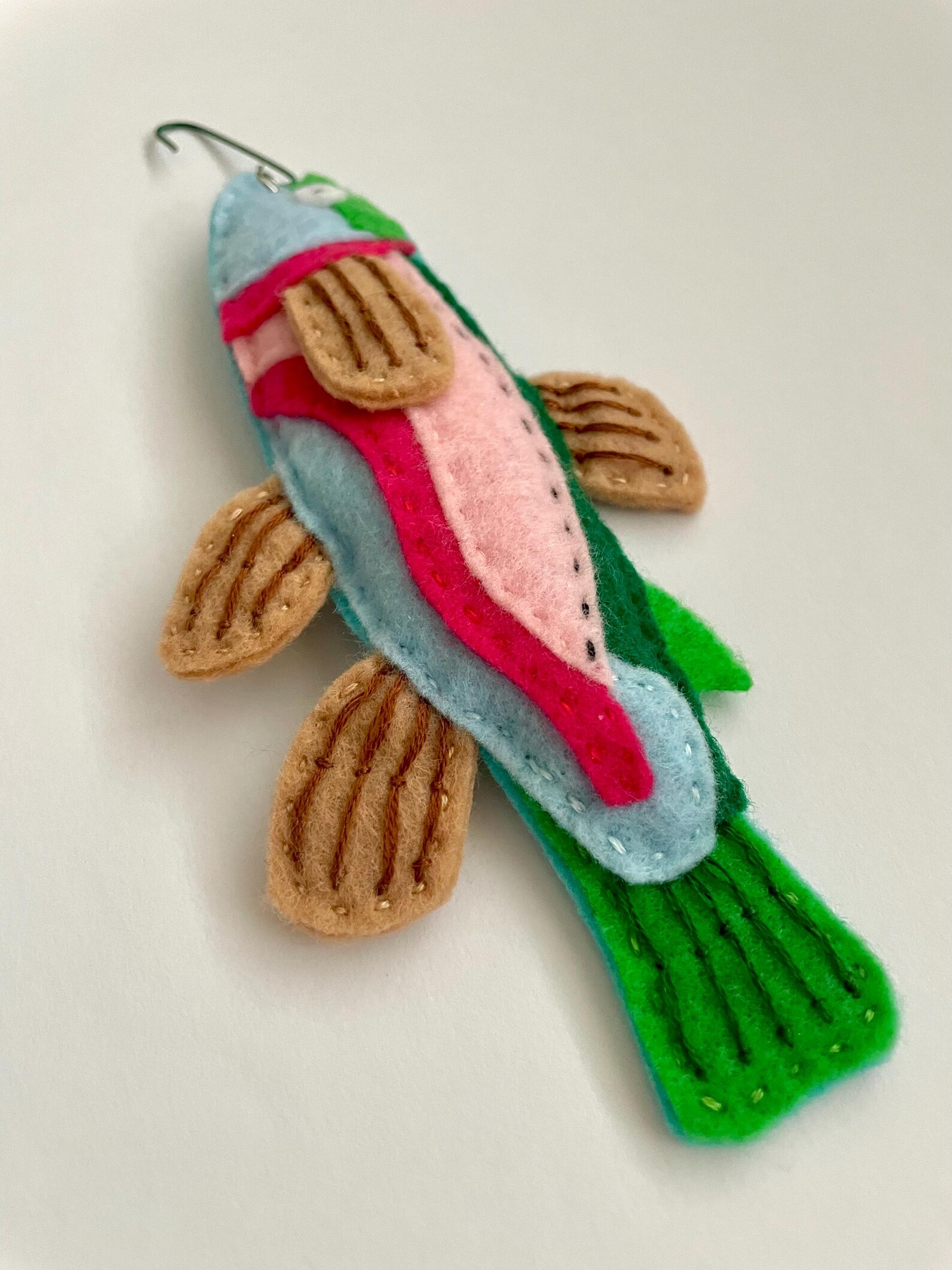DIY Felt Rainbow Trout Ornament Sewing Pattern (PDF Download) - Etsy
