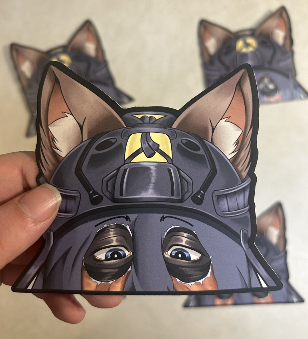 Kitty König Peeker Sticker, Call of Duty Catboy Konig Laptop Decal ...