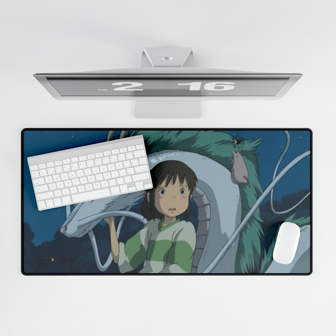 Adorable Spirited Away Haku and Chihiro Anime Mouse Pad Studio Ghibli ...