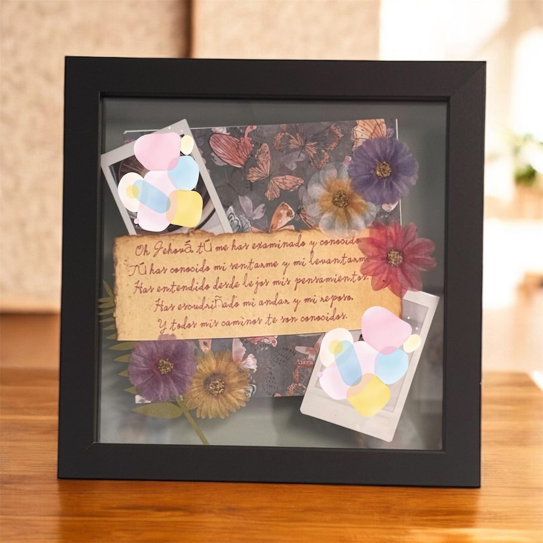 Double Glass Shadow Picture Box, Personalized - Etsy