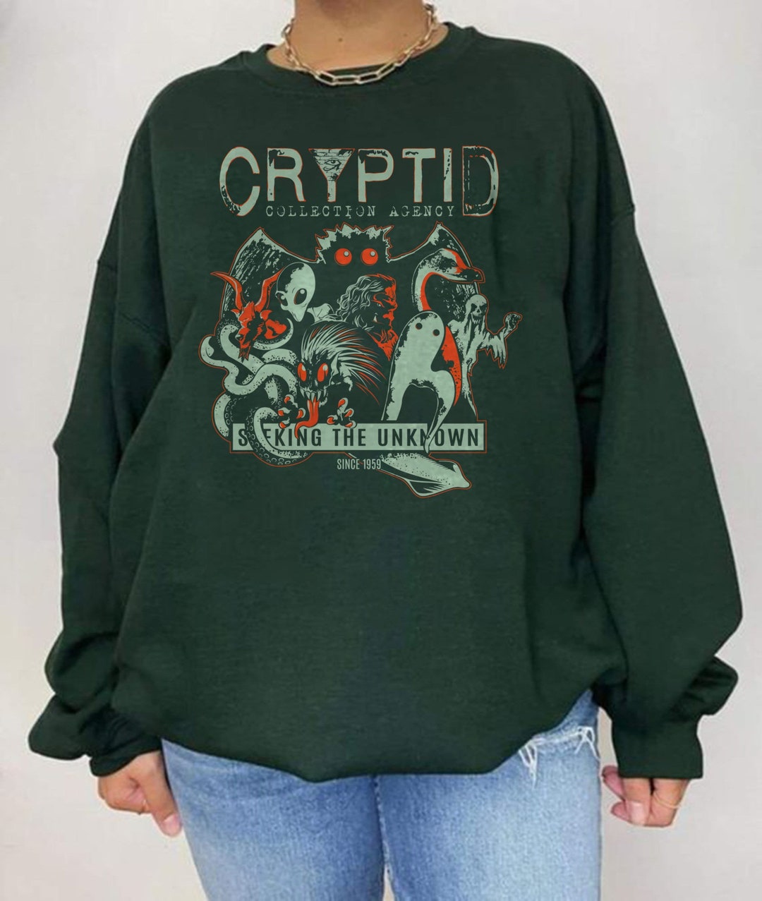 Cryptid Collections Shirt, Cryptozoology Shirt, Cryptid Shirt, Mothman ...