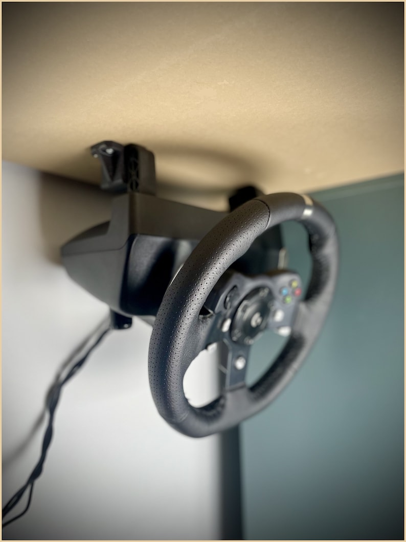 Under Desk Storage Solution Sim Racing Wheel and Shifter, Compatible ...