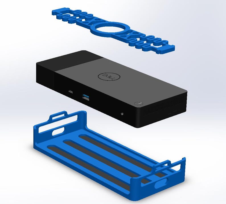 P1labs Docking Station Mount, Compatible With Dell WD19TBS, WD19TB ...