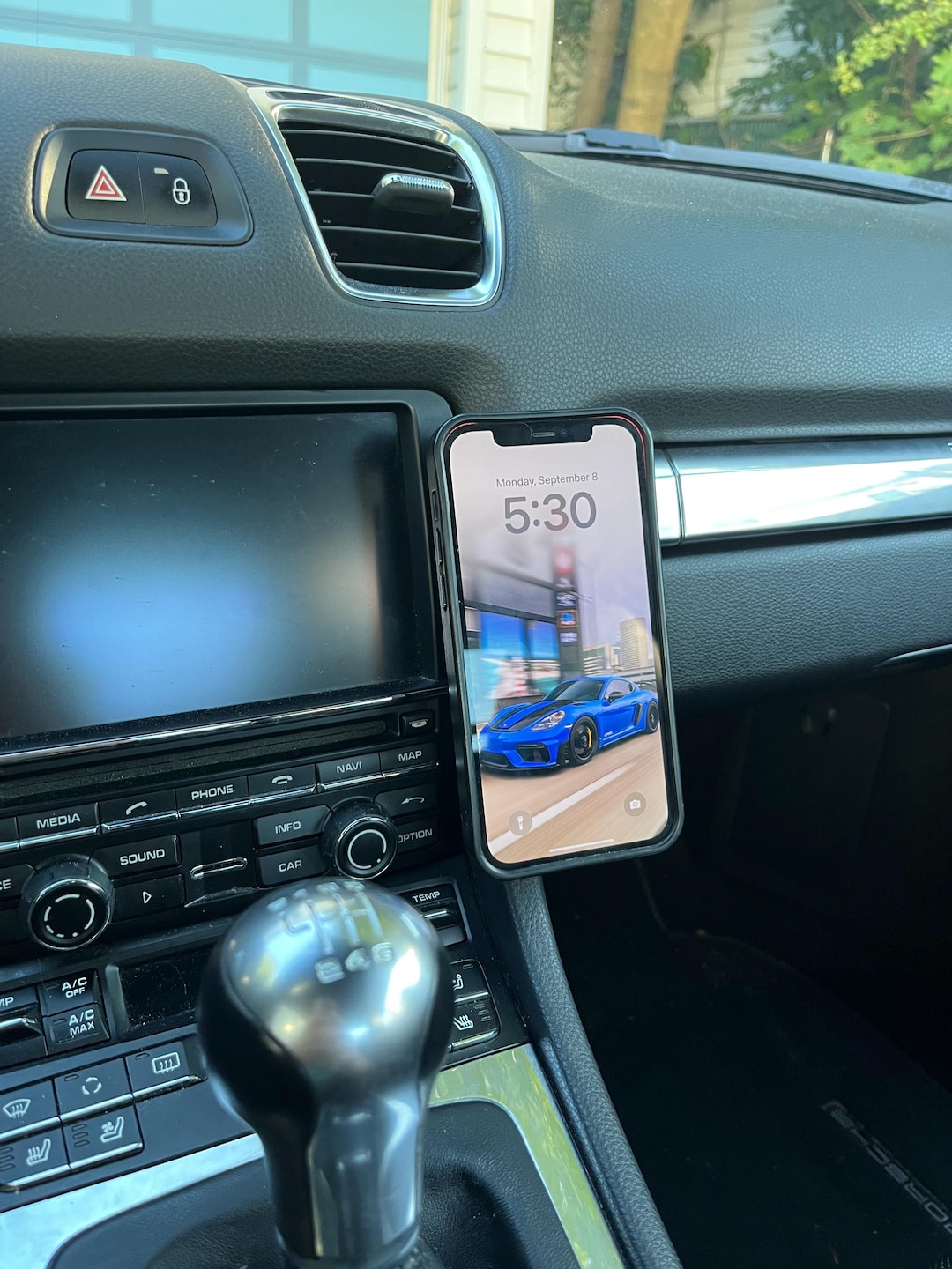 P1labs Phone Mount Compatible With Magsafe for Porsche 911 (991 Gen ...