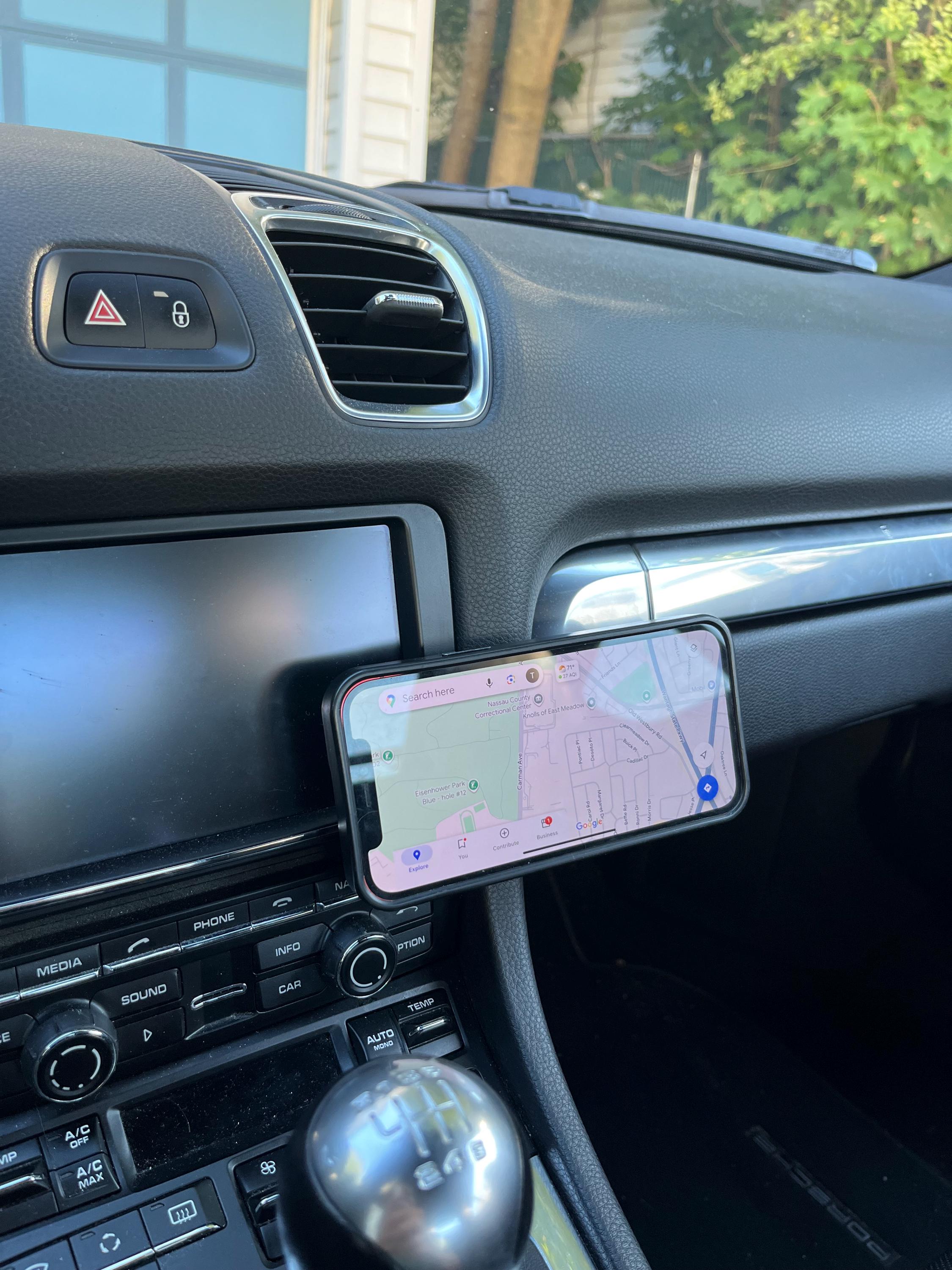 P1labs Phone Mount Compatible With Magsafe for Porsche 911 (991 Gen ...