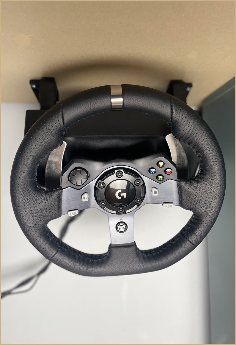 Under Desk Storage Solution Sim Racing Wheel and Shifter, Compatible ...