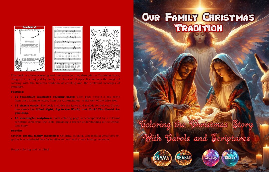 Our Family Christmas Tradition: Coloring the Christmas Story With ...