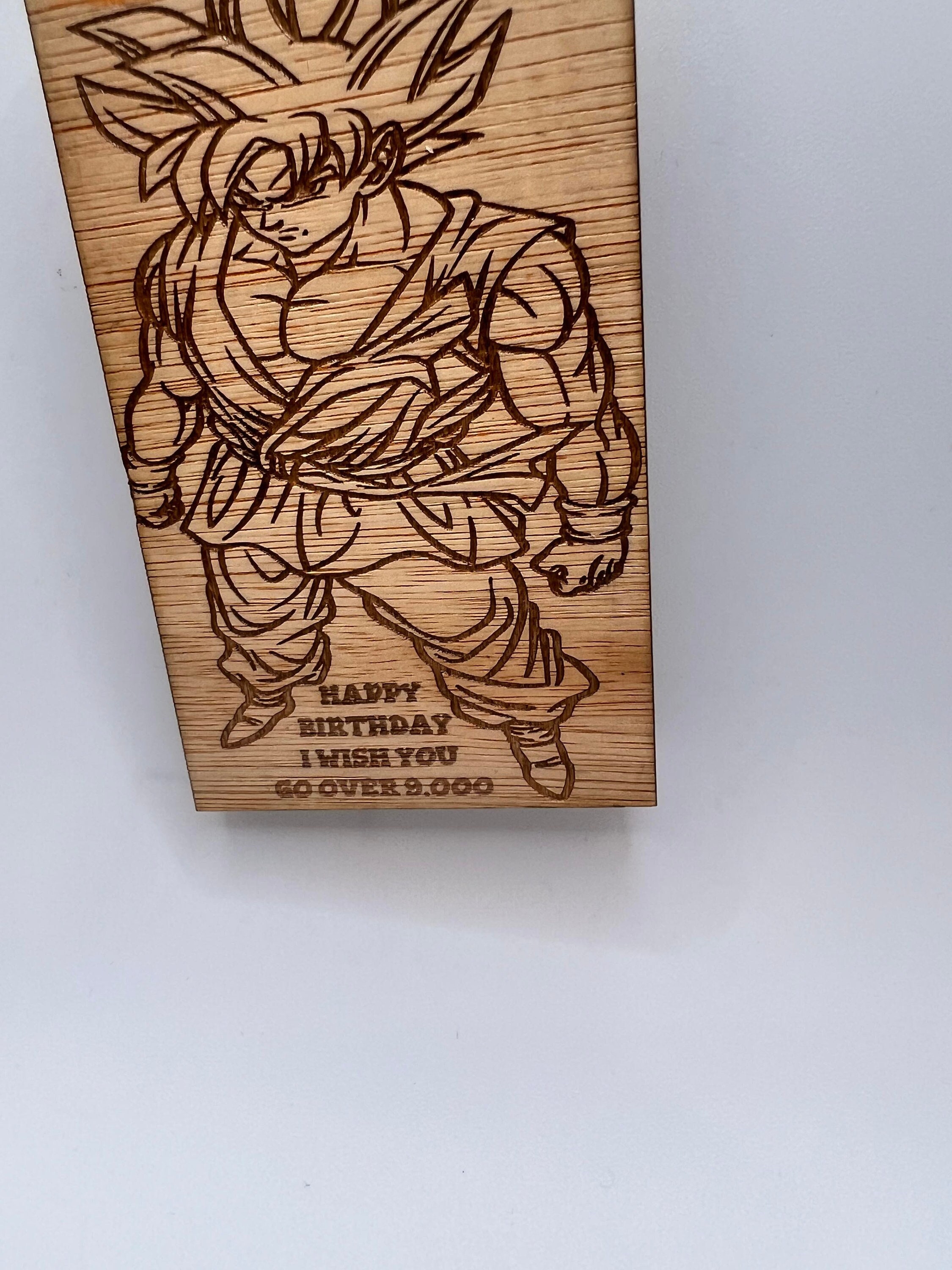 Birthday Gift Goku Dragon Ball Wood Magnet - Etsy