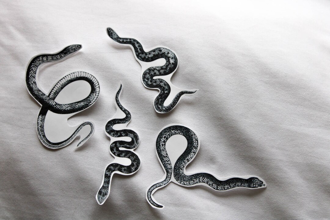 Snake Vinyl Stickers - Unique and Eye-catching Reputation Inspired ...