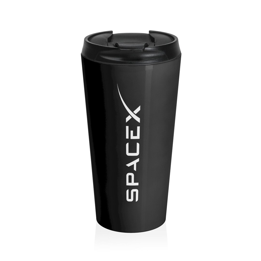 Spacex Stainless Steel Travel Mug 15 Oz - NASA ESA Elon Musk - Etsy