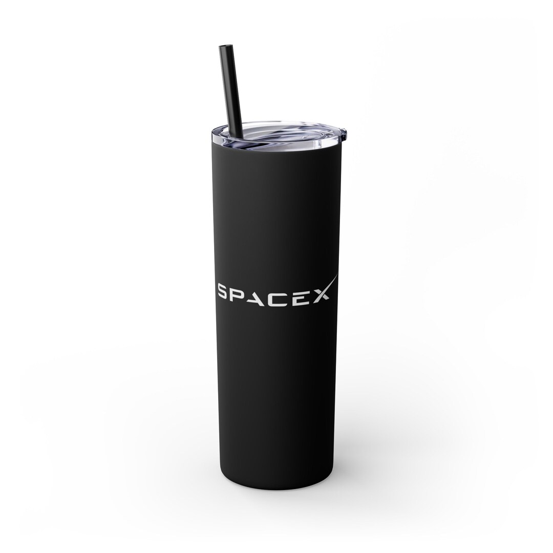 Spacex Skinny Tumbler With Straw - Hand Wash Only - 20oz - Spacex, ESA ...
